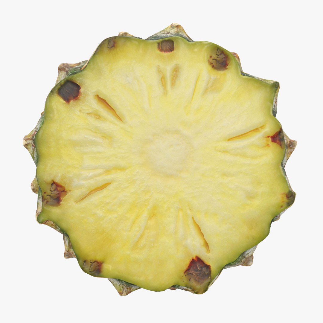 3D Pineapple Slice - TurboSquid 2097898