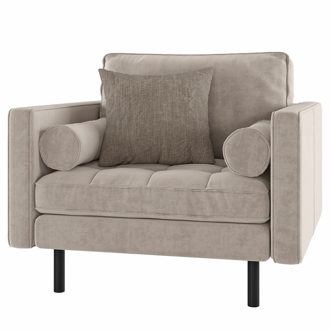 Armchair Debra 3D Model - TurboSquid 1987624