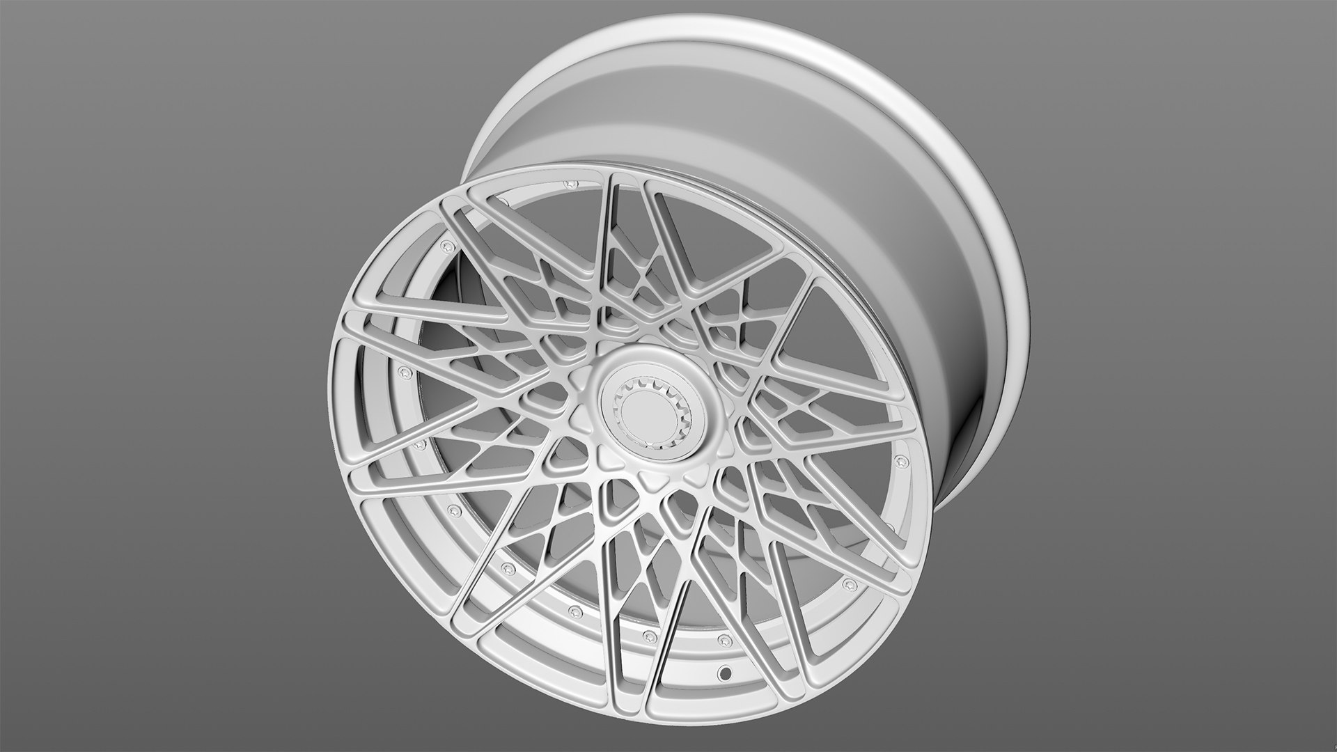 3D Model GOVAD FORGED WHEEL G54 ZAMOS 2-Piece Centerlock Car Rim ...