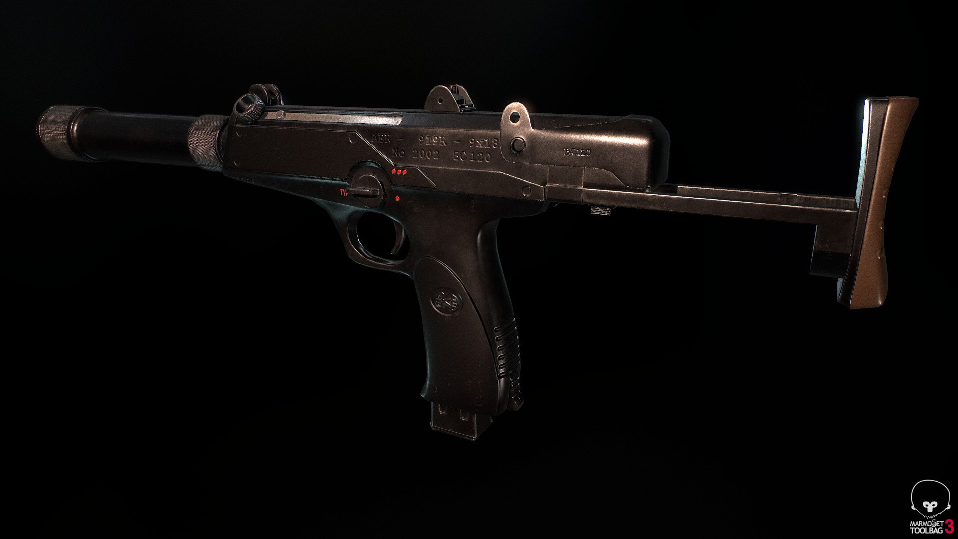 Gun 3D Model - TurboSquid 1166086