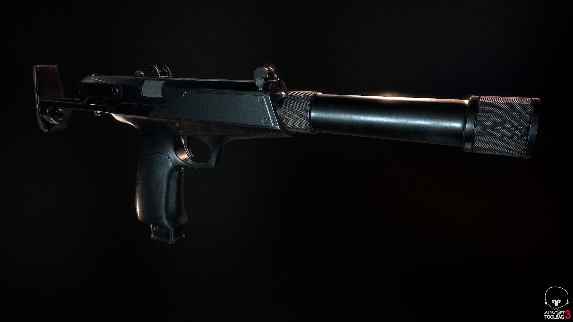 Gun 3D Model - TurboSquid 1166086