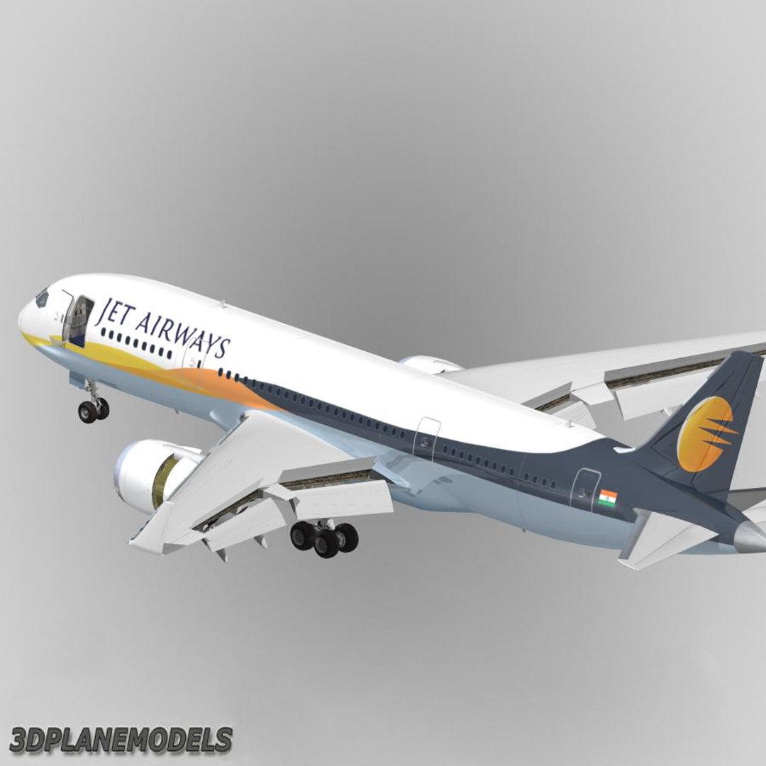 3d b787-3 jet airways model