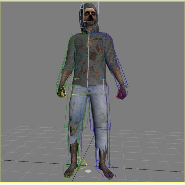 ma pack rigged zombies