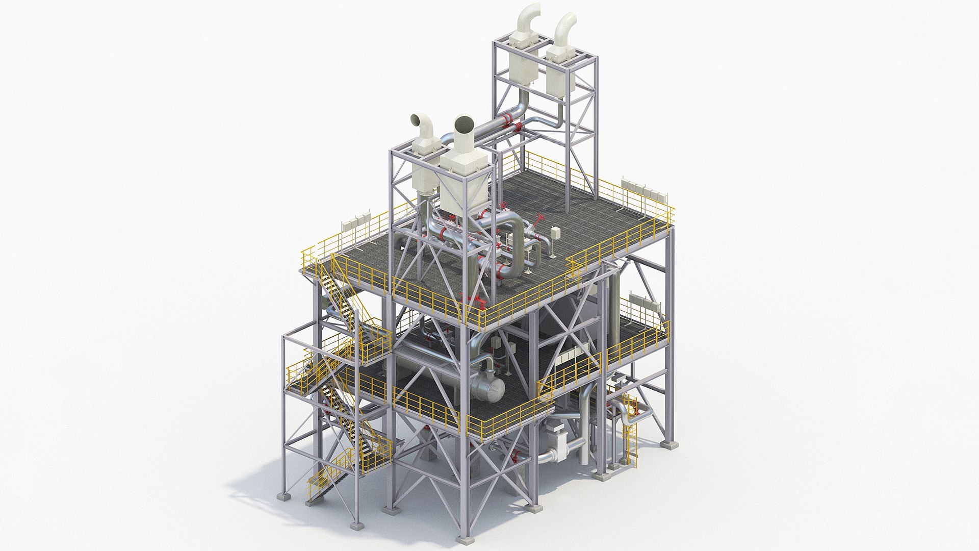 Factory Kitbash 07 3D Model - TurboSquid 1888183