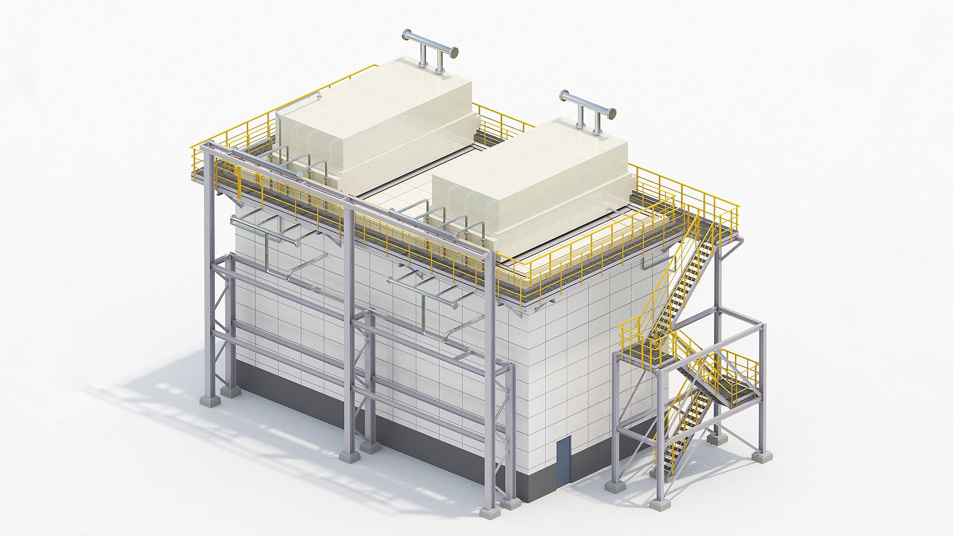 Factory Kitbash 07 3D Model - TurboSquid 1888183