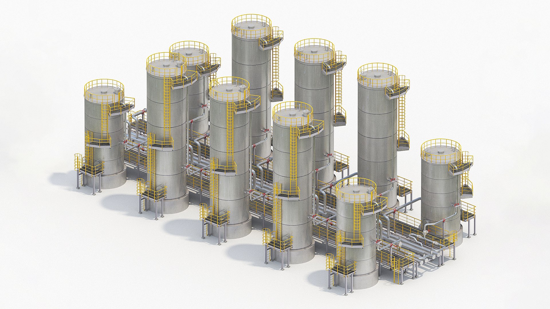 Factory Kitbash 07 3D Model - TurboSquid 1888183