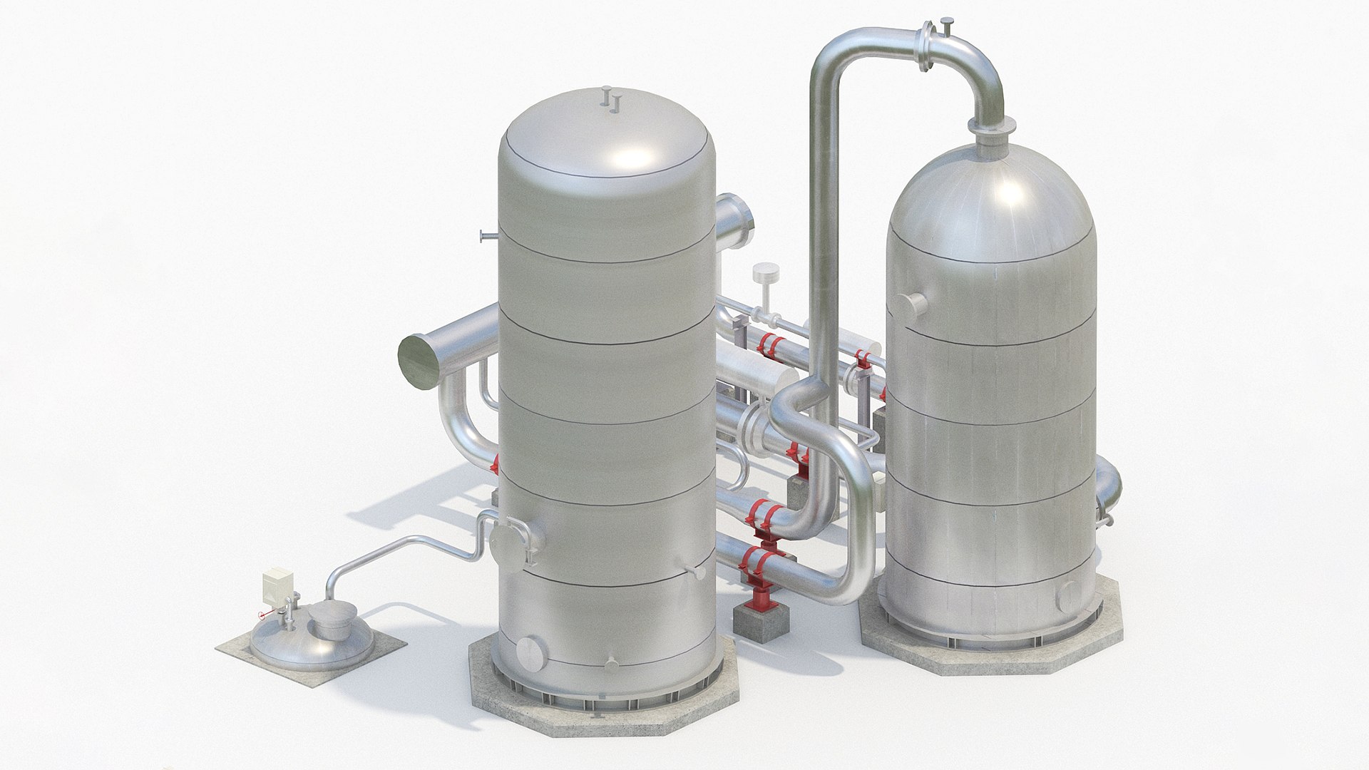 Factory Kitbash 07 3D Model - TurboSquid 1888183