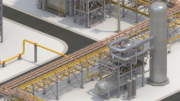 Factory Kitbash 07 3D model - TurboSquid 1888183