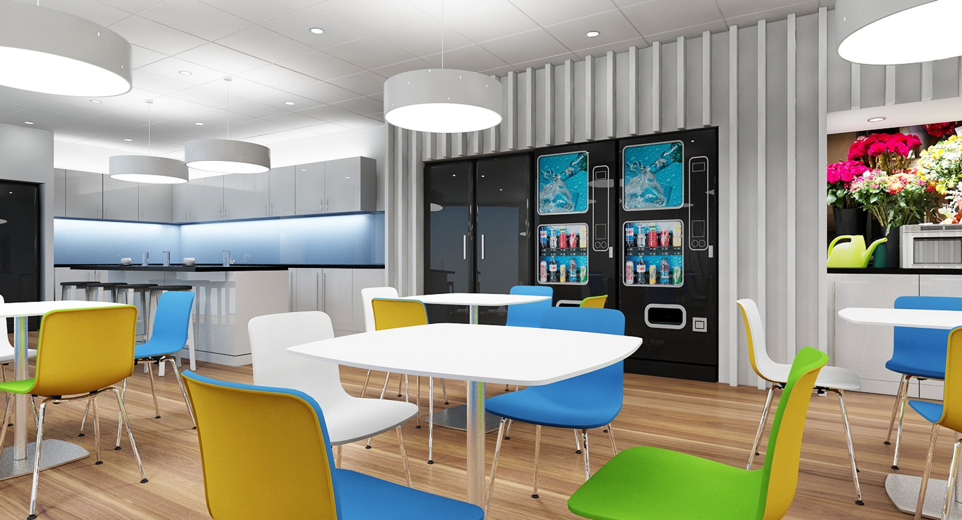 Office Point Interior 3d Max