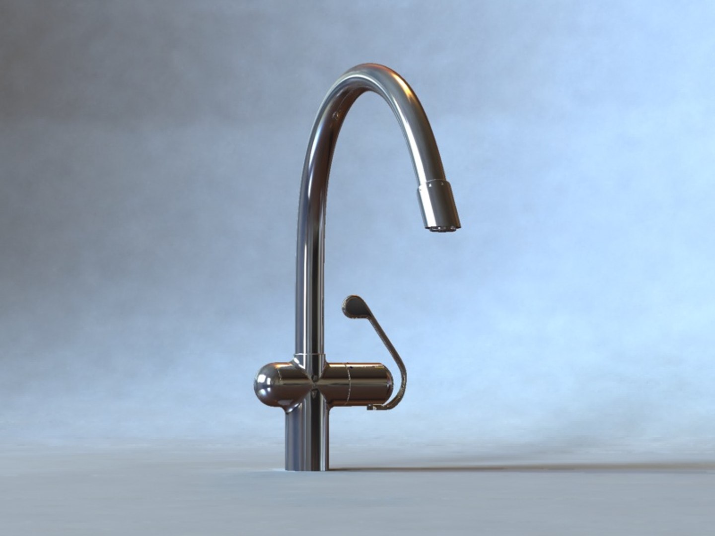 3d Kitchen Tap