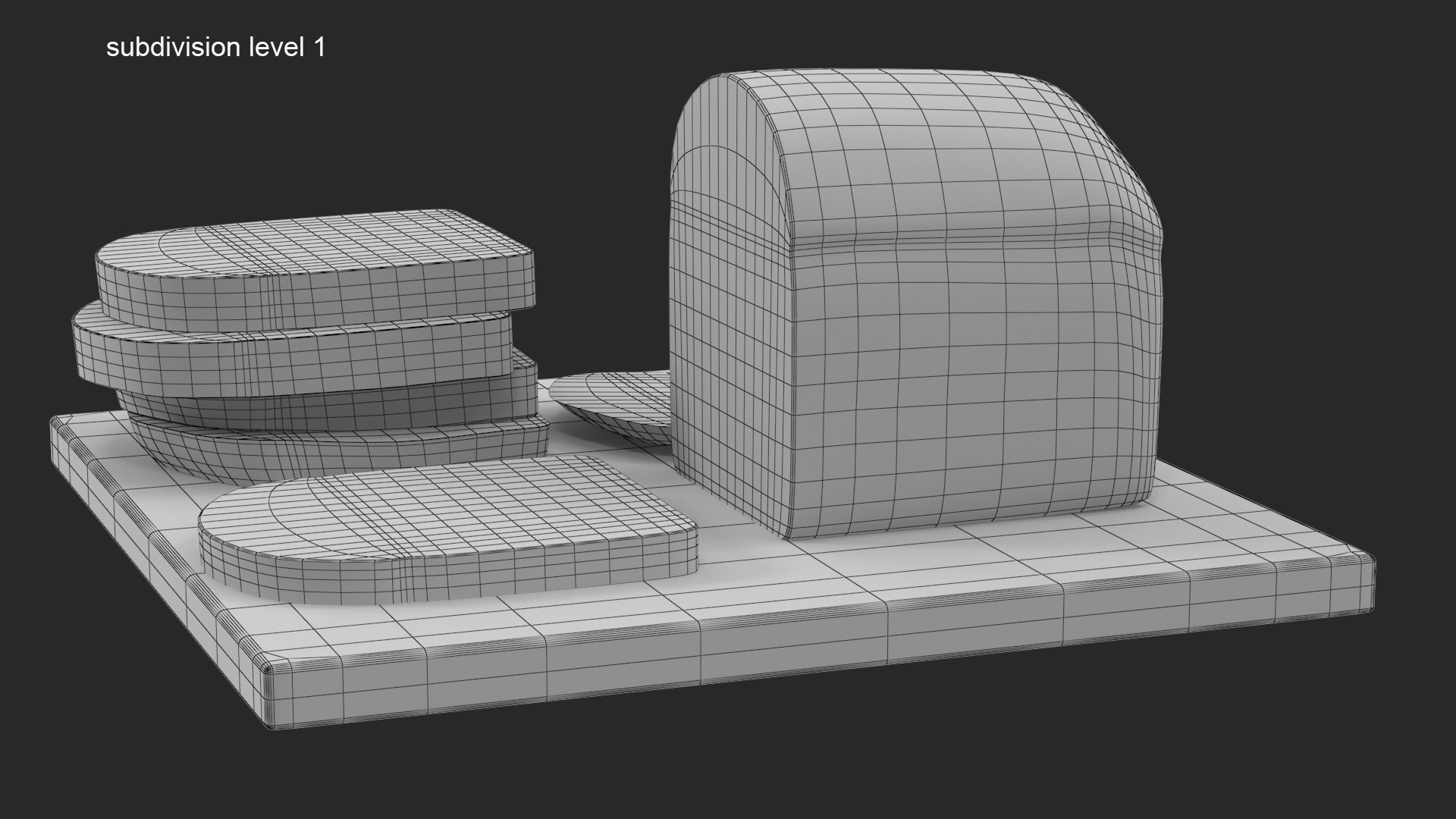 loaf sliced bread 3d model