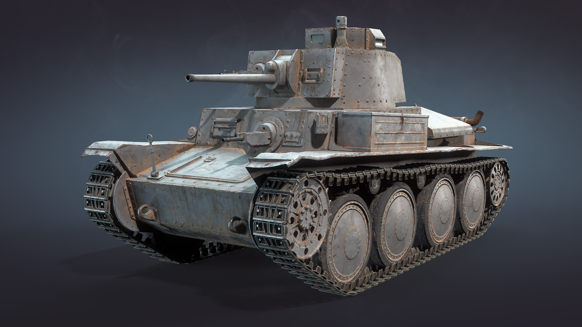 Low-poly german tank 38 3D model - TurboSquid 1710163
