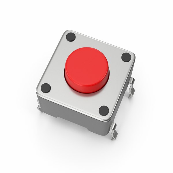 Tactile Switch Red 3D model - TurboSquid 2012016