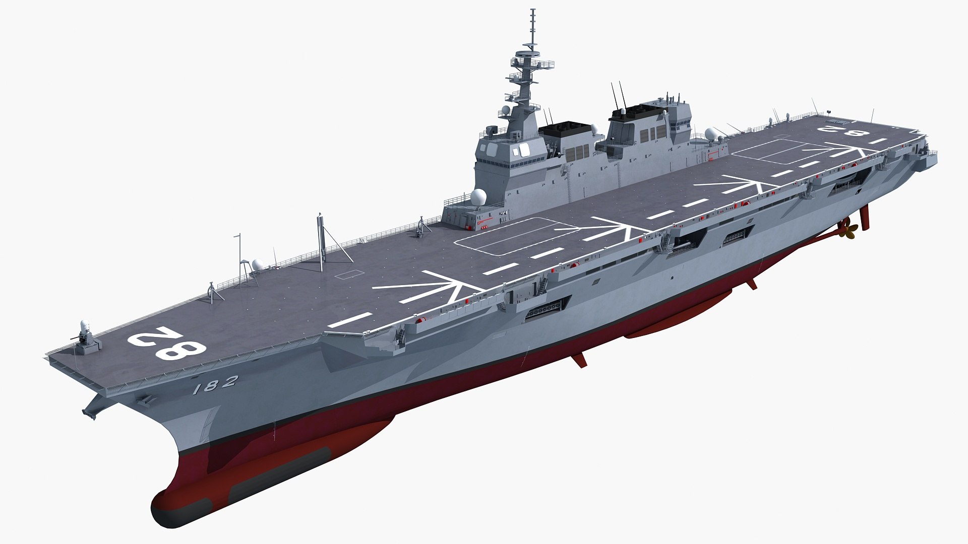 Hyuga Class Helicopter Destroyer Model - TurboSquid 1925461