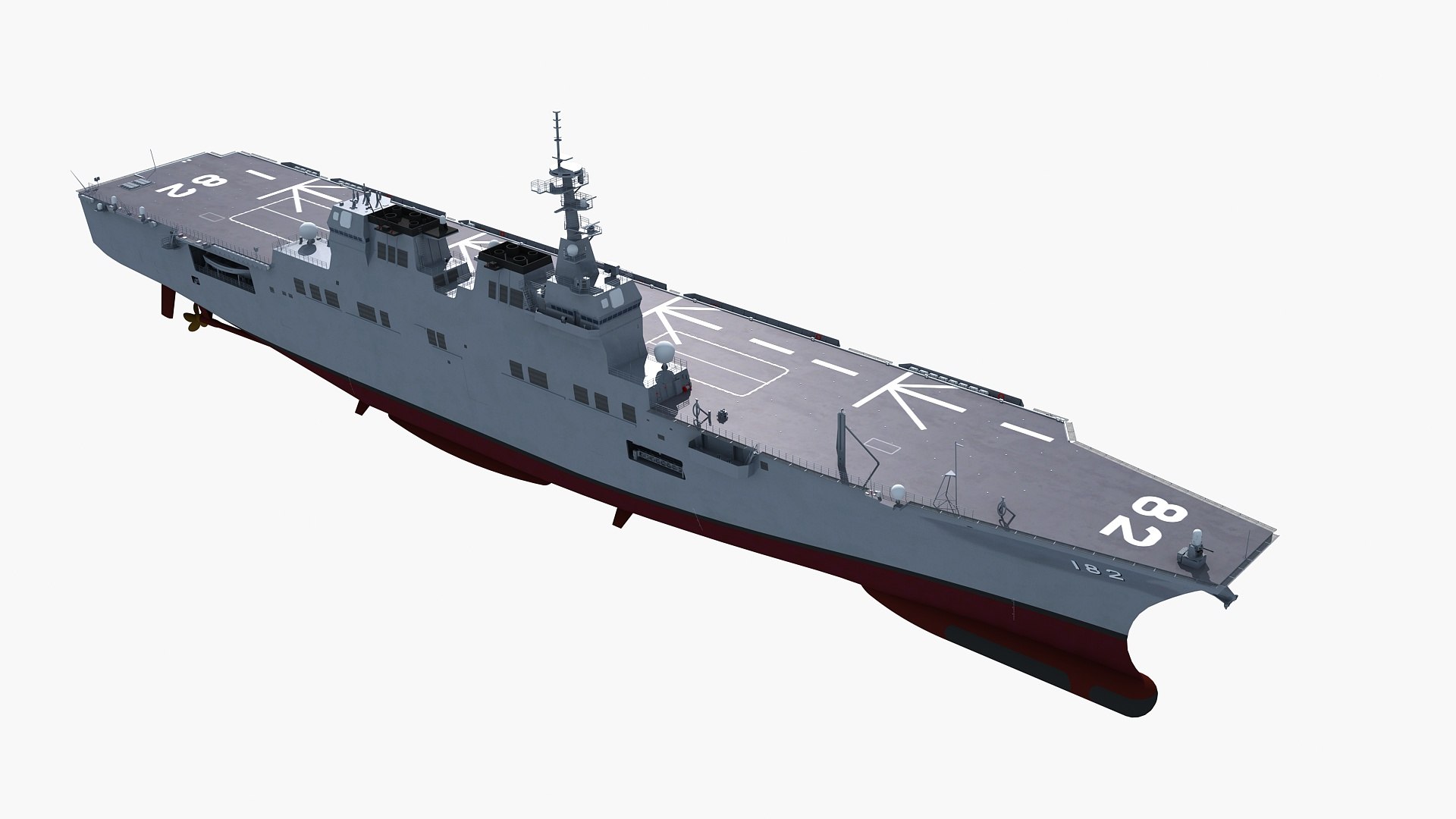 Hyuga Class Helicopter Destroyer Model - TurboSquid 1925461