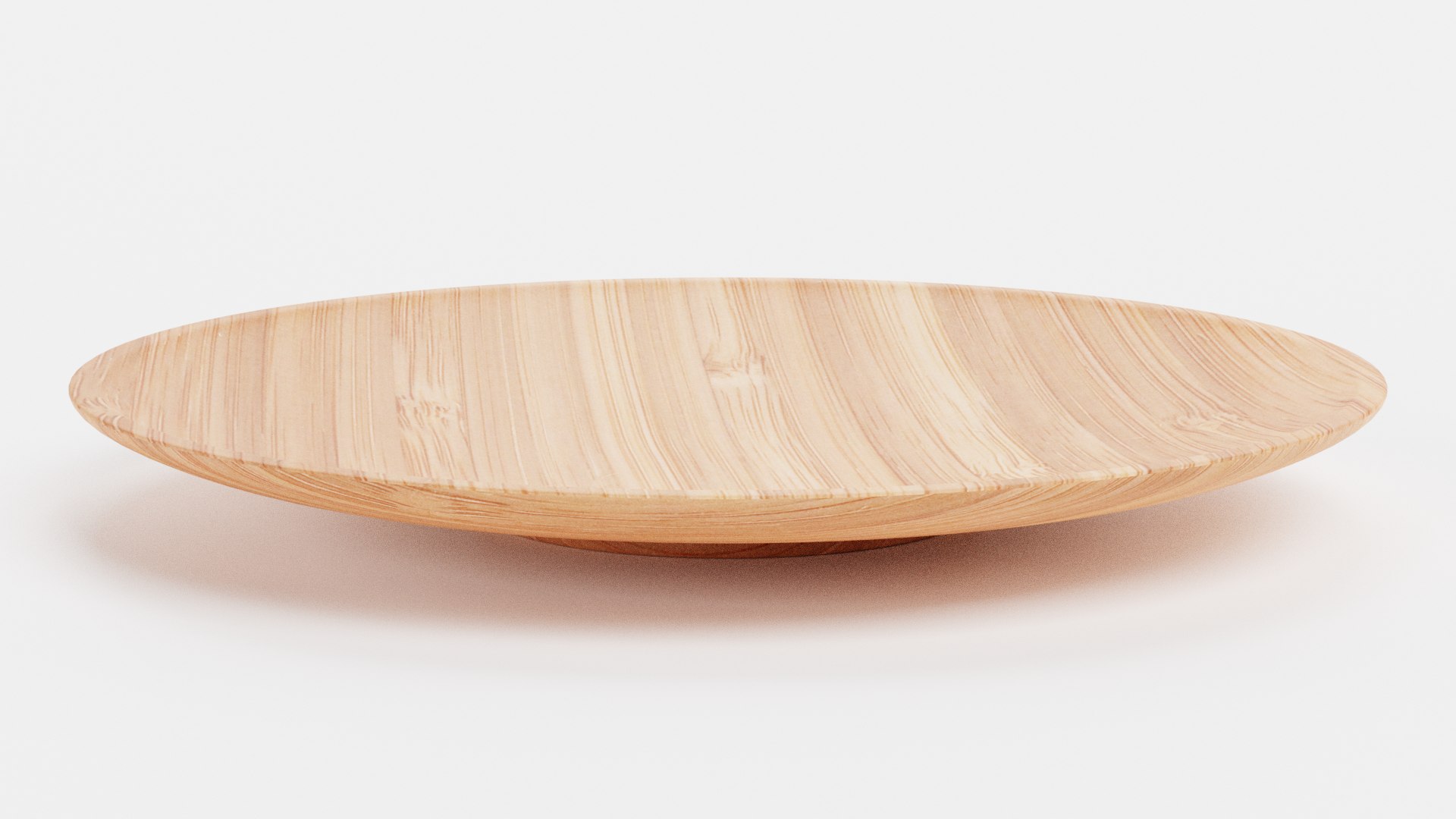 Bamboo Plate 3D Model - TurboSquid 1498975