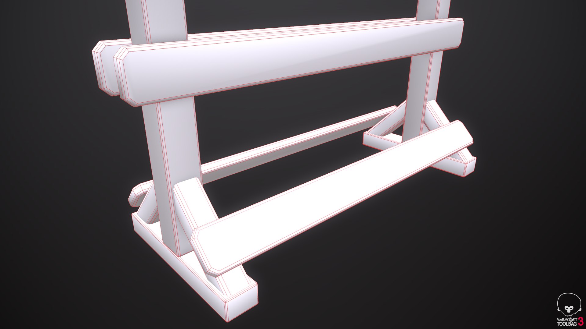 Weapon Rack 3D Model - TurboSquid 1453973