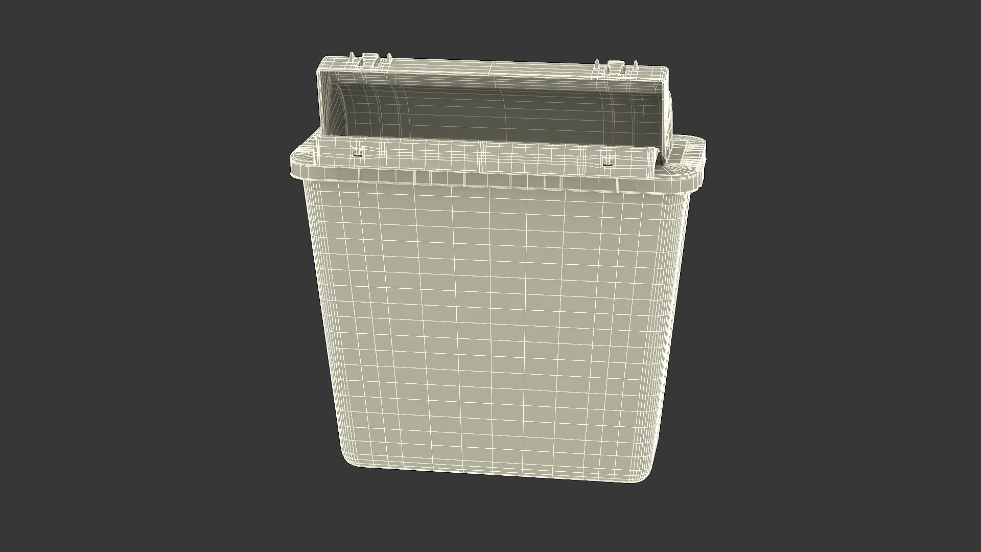 3D Biohazard Medical Sharps Container Open - TurboSquid 2320351