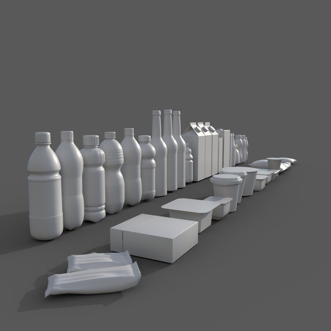 Food Pack Asset 3D Model - TurboSquid 2039842