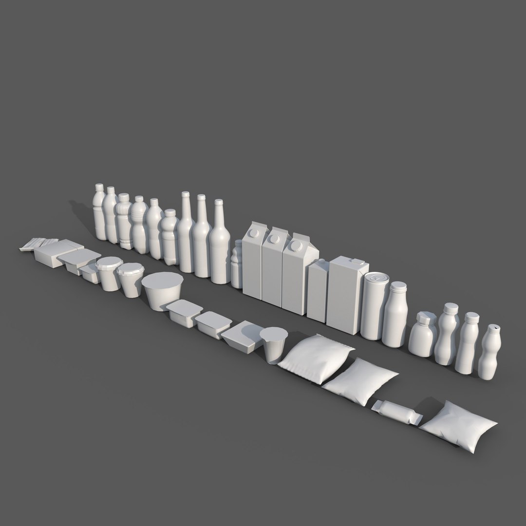 Food Pack Asset 3D Model - TurboSquid 2039842