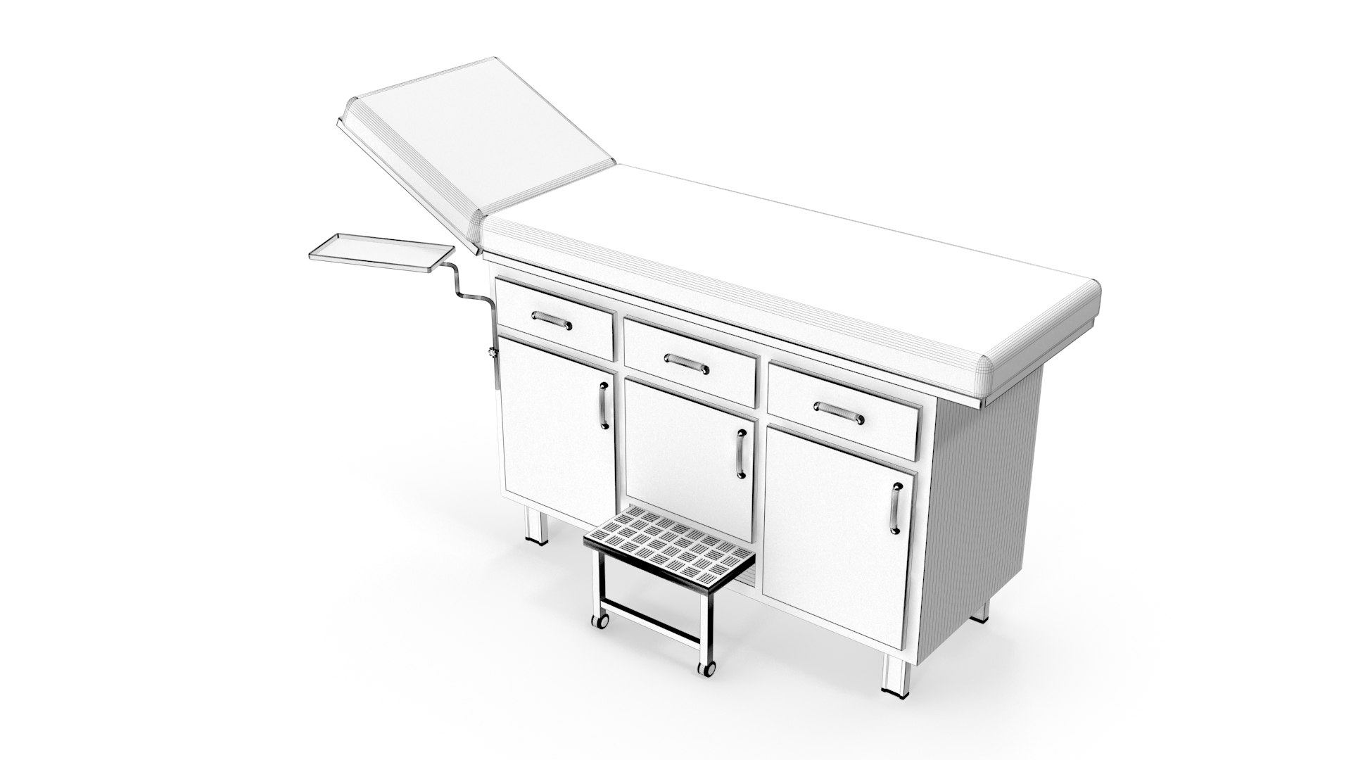 3D Examination Table model - TurboSquid 2170059