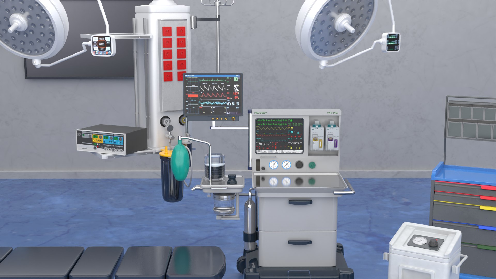 3D Operating room - TurboSquid 2123005