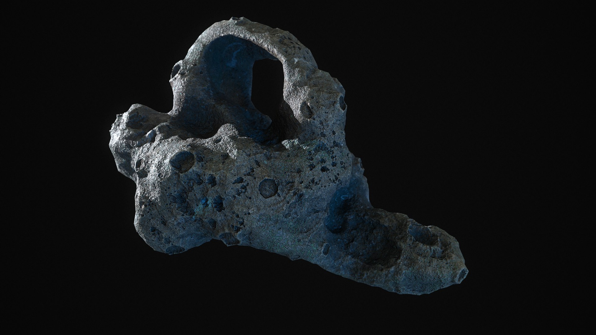 Realistic Asteroid 3D Model - TurboSquid 2135652