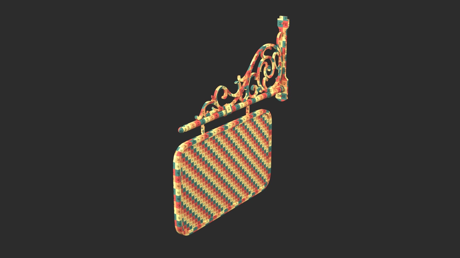 3D Sign Board - TurboSquid 1916177