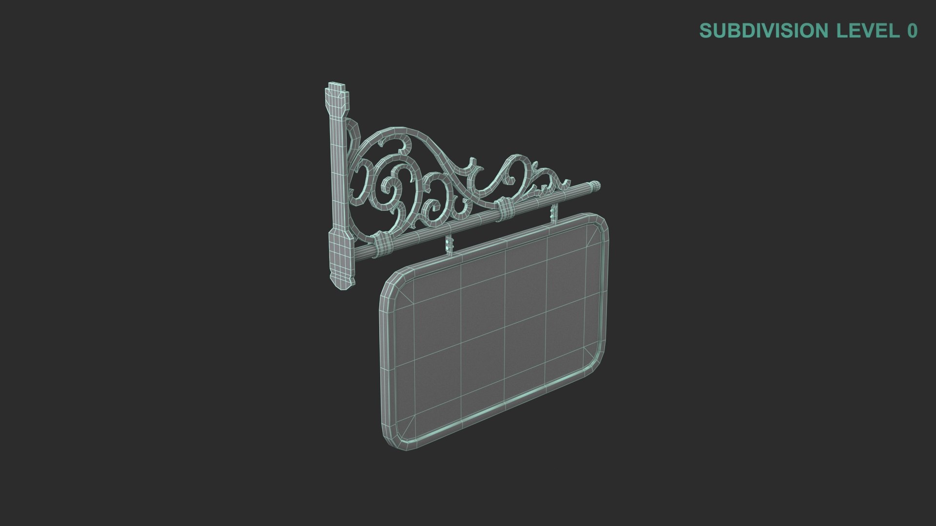 3D Sign Board - TurboSquid 1916177