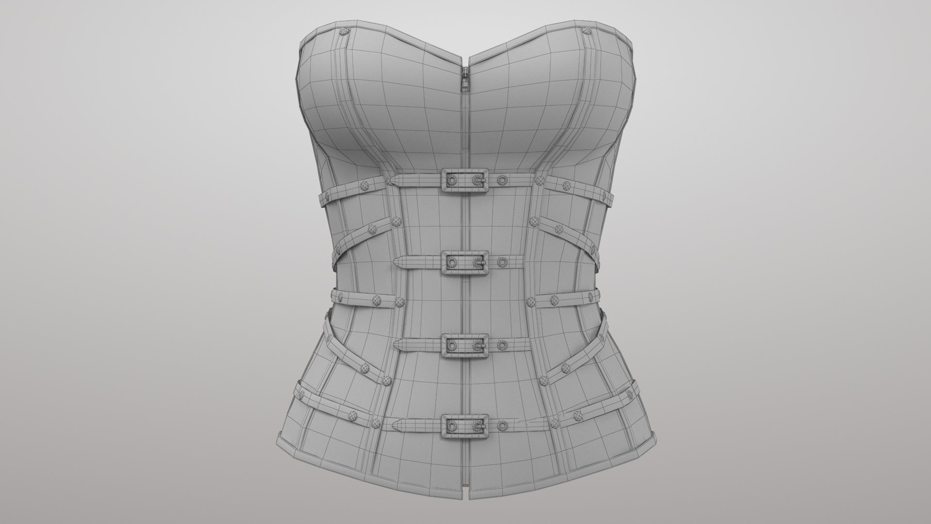 Corset PBR Model - TurboSquid 1754414