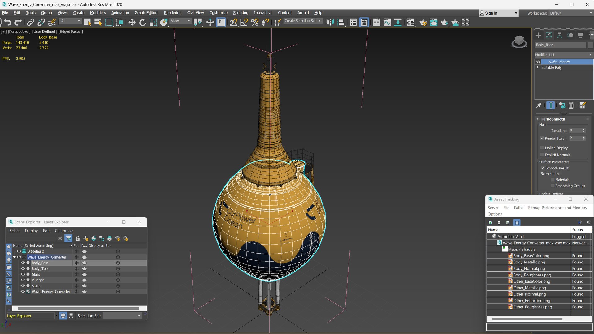 Wave Energy Converter 3D Model - TurboSquid 2314698