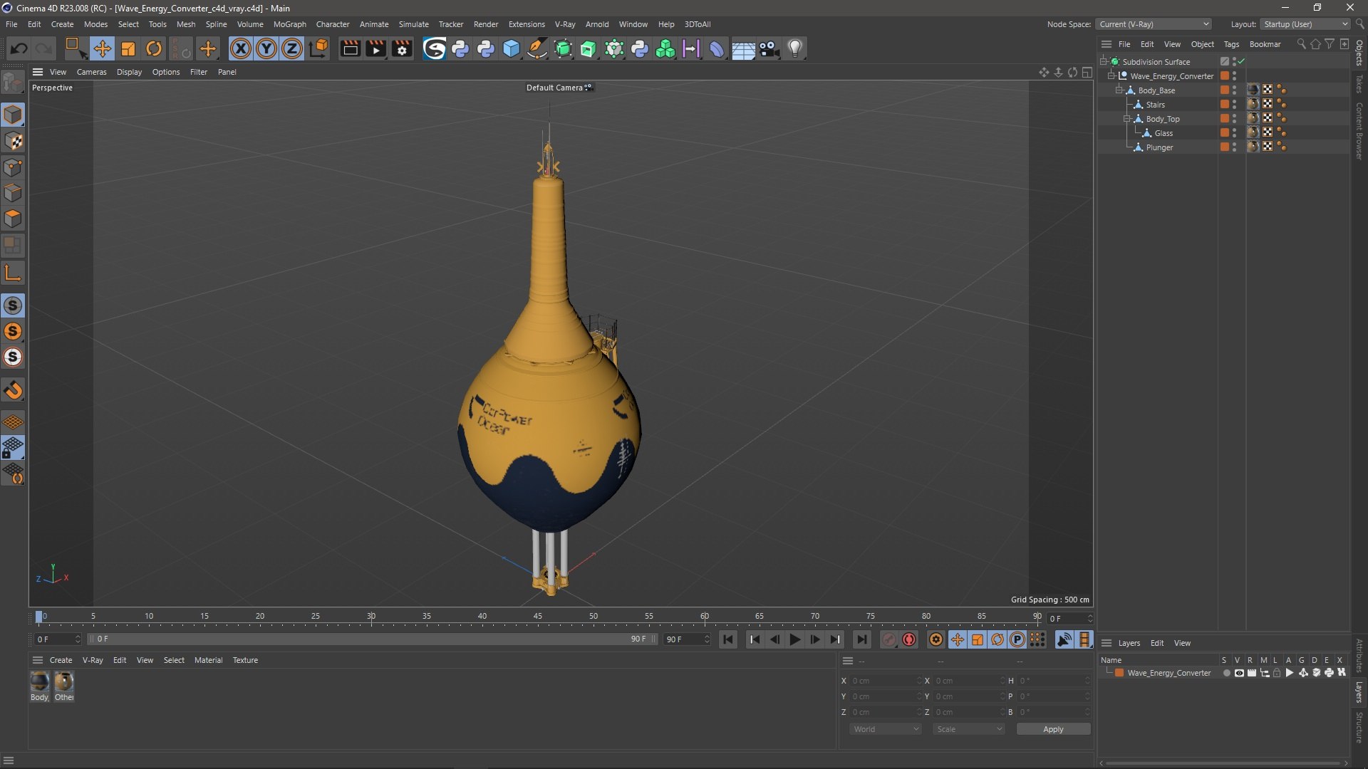 Wave Energy Converter 3D Model - TurboSquid 2314698