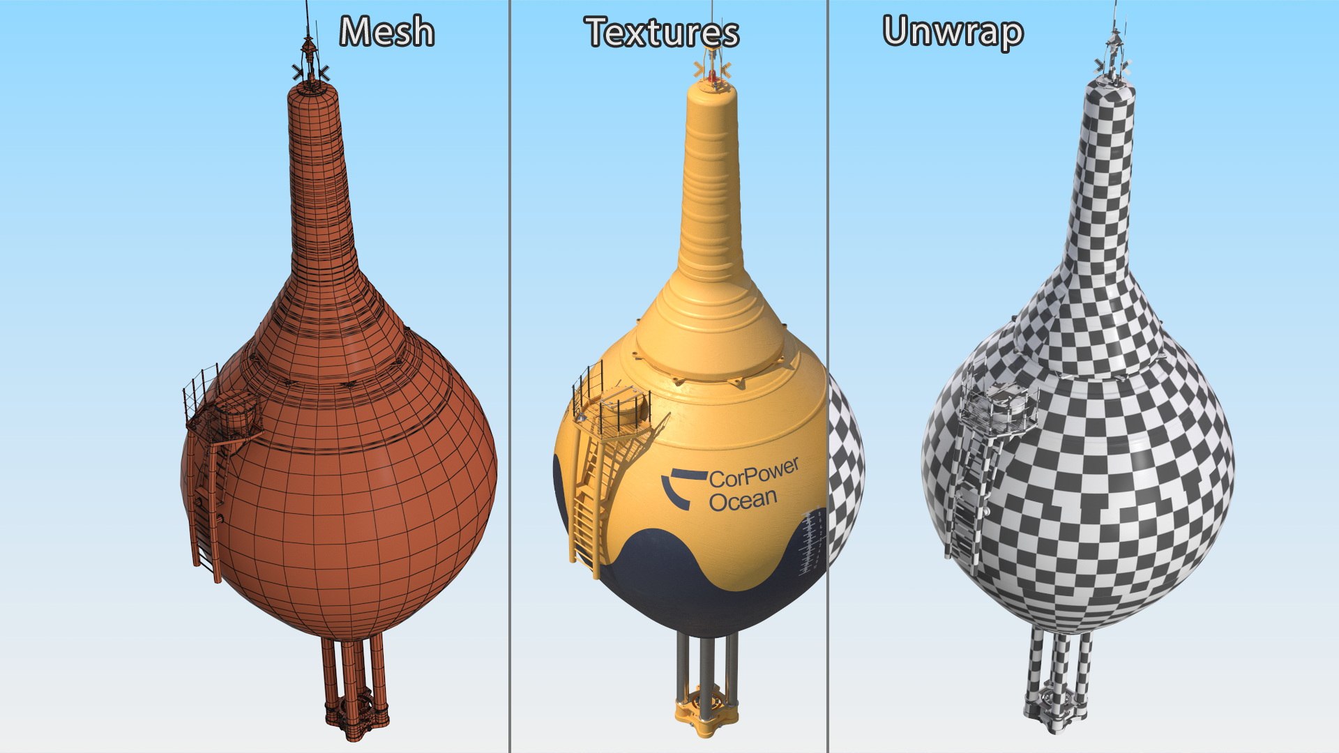 Wave Energy Converter 3D Model - TurboSquid 2314698
