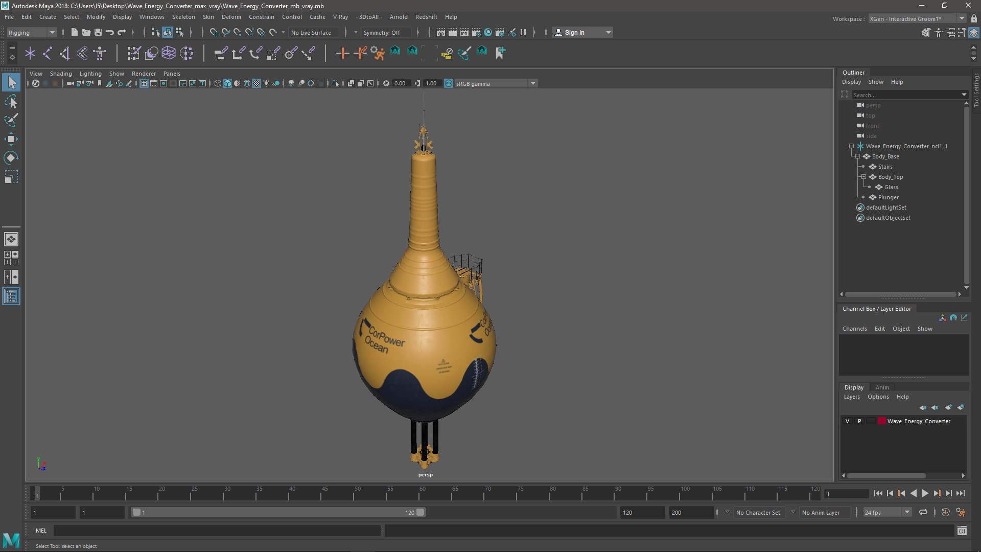 Wave Energy Converter 3D Model - TurboSquid 2314698