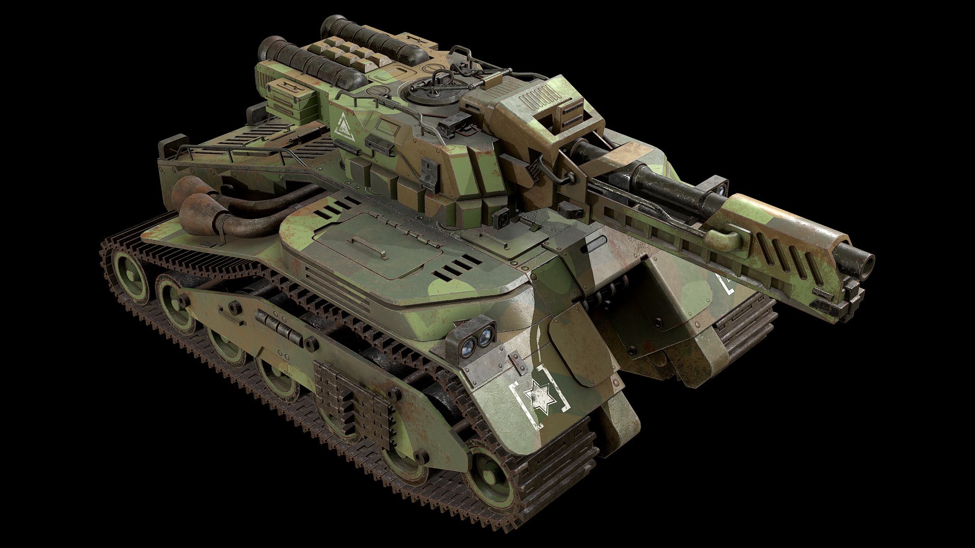 Tank Concept -3-GreenCamo 3D - TurboSquid 2313231