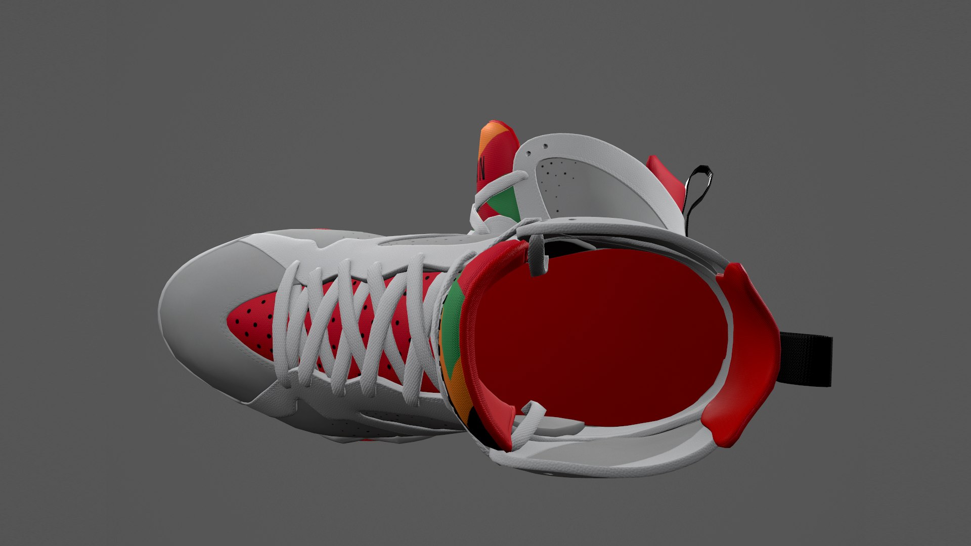 3D Model Air Jordan 7-retro Sneakers-PBR Model-2 - TurboSquid 2059003