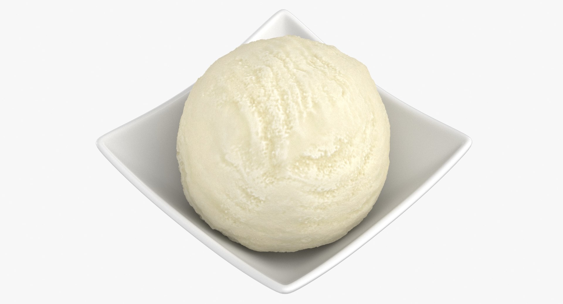 Ball Of Ice Cream Vanilla 3D Model - TurboSquid 2025058