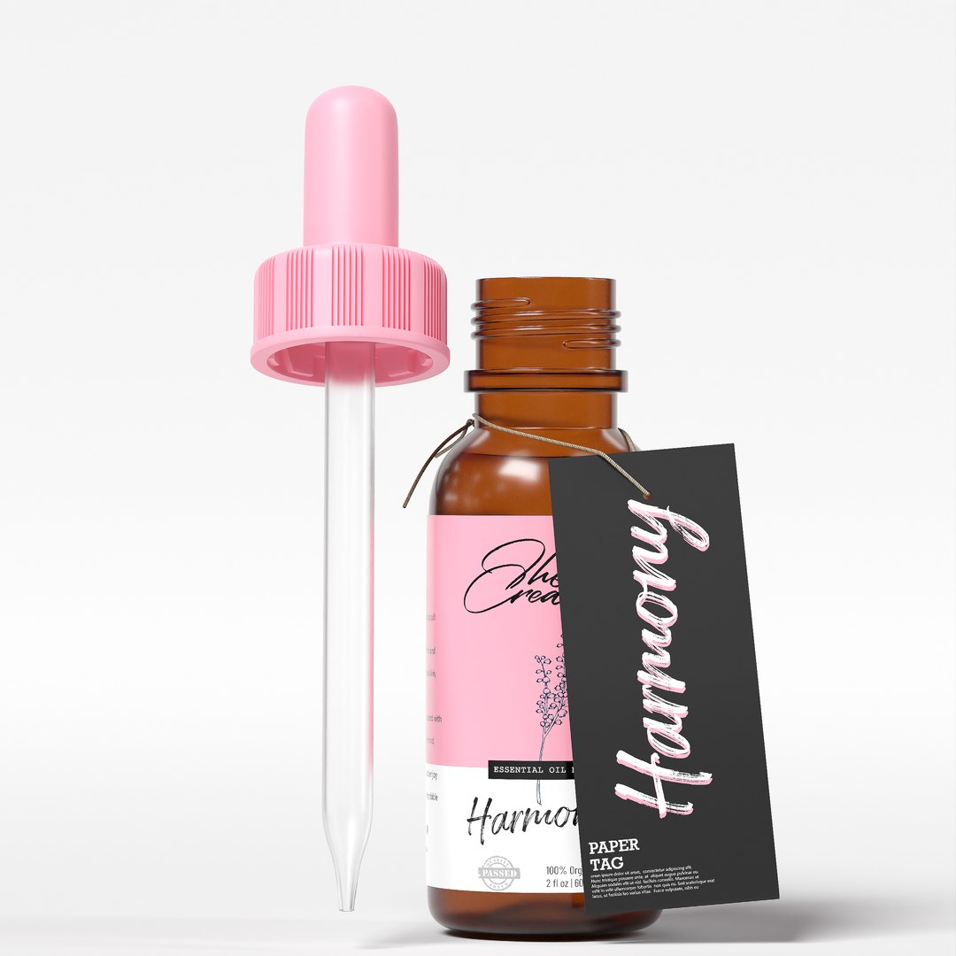 Essential Oil Blend Harmony 3D Model - TurboSquid 2286655