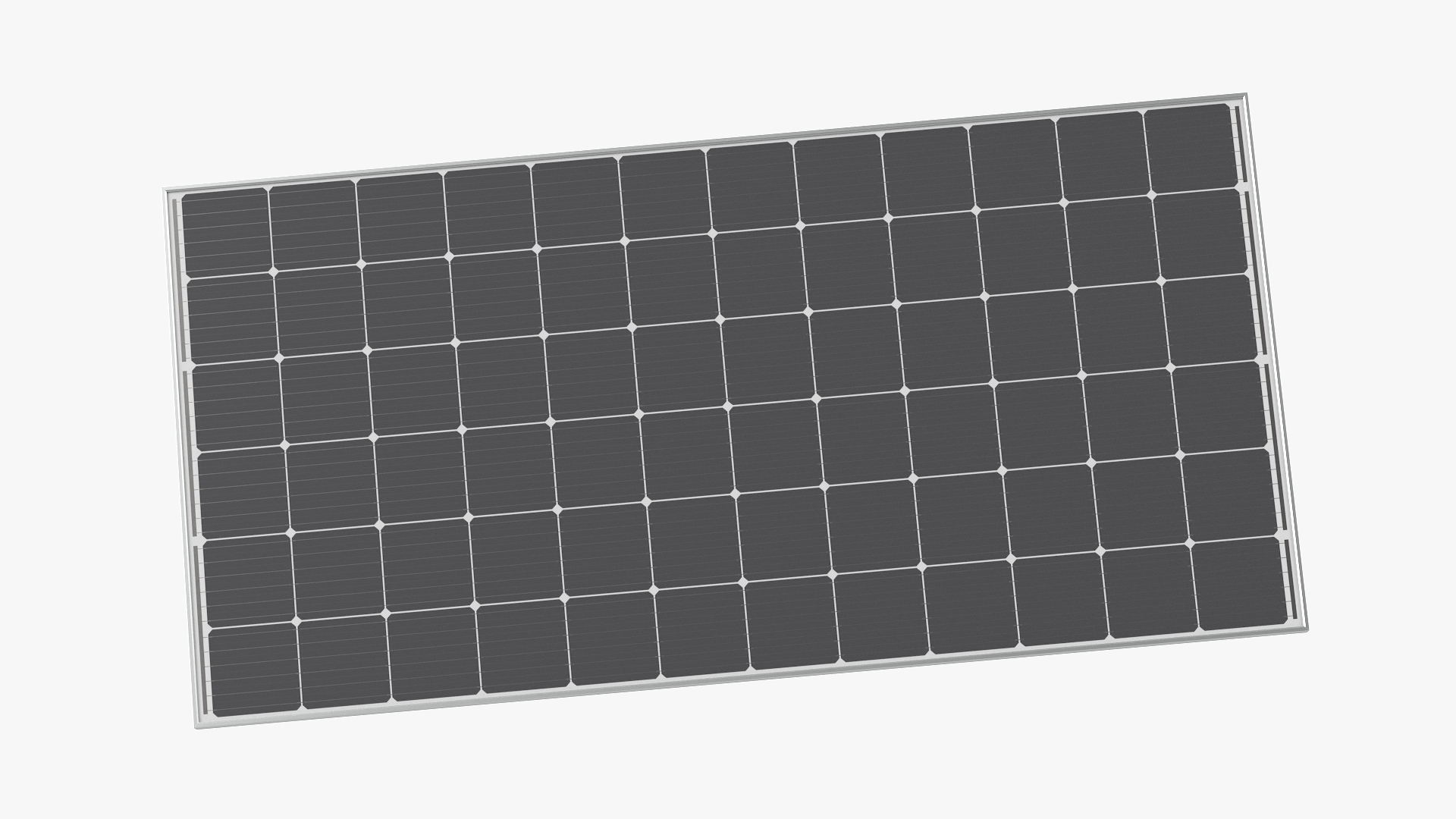 3D Full Cell Solar Panel Basic Model - TurboSquid 2063335