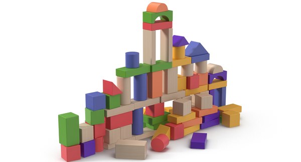3D baby building blocks - TurboSquid 1222801