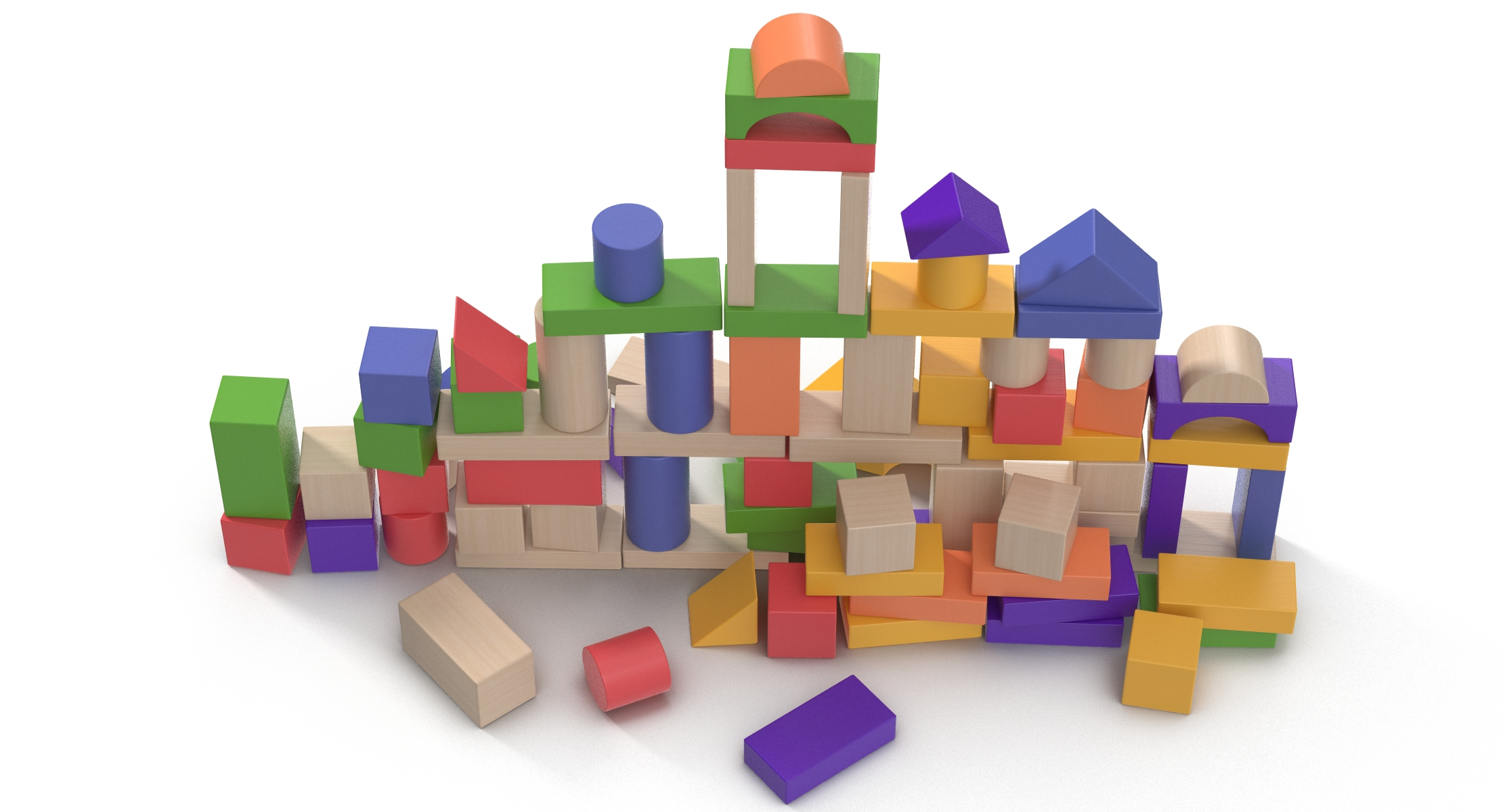 3D baby building blocks - TurboSquid 1222801