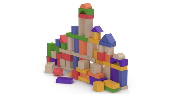 3D baby building blocks - TurboSquid 1222801