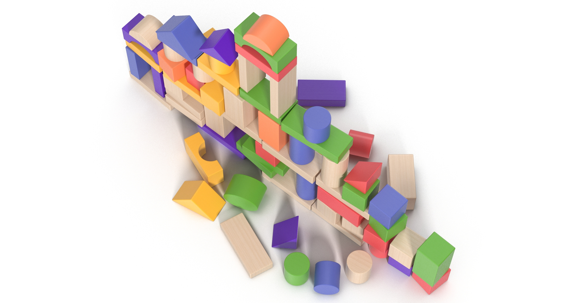 3D baby building blocks - TurboSquid 1222801