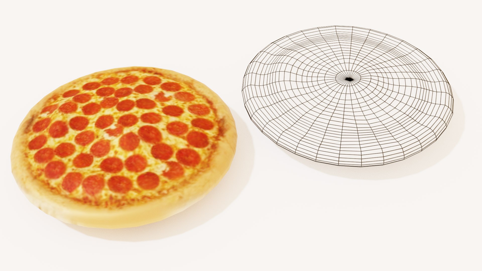 Pizza Food 3D Model - TurboSquid 1636088