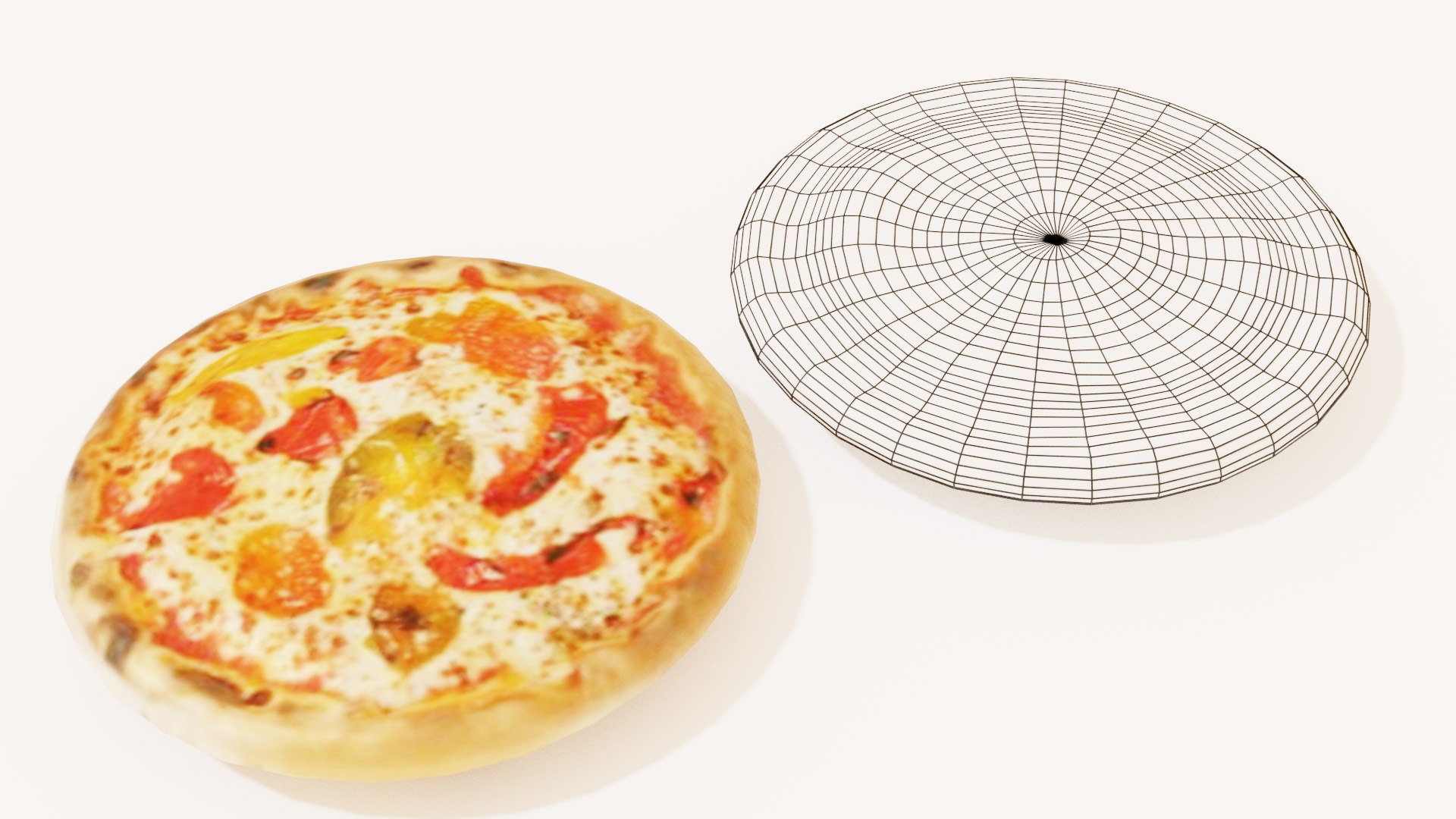 Pizza Food 3D Model - TurboSquid 1636088