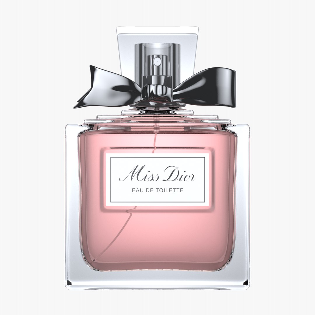 3D Dior Miss Dior Perfume Bottle - TurboSquid 2215272