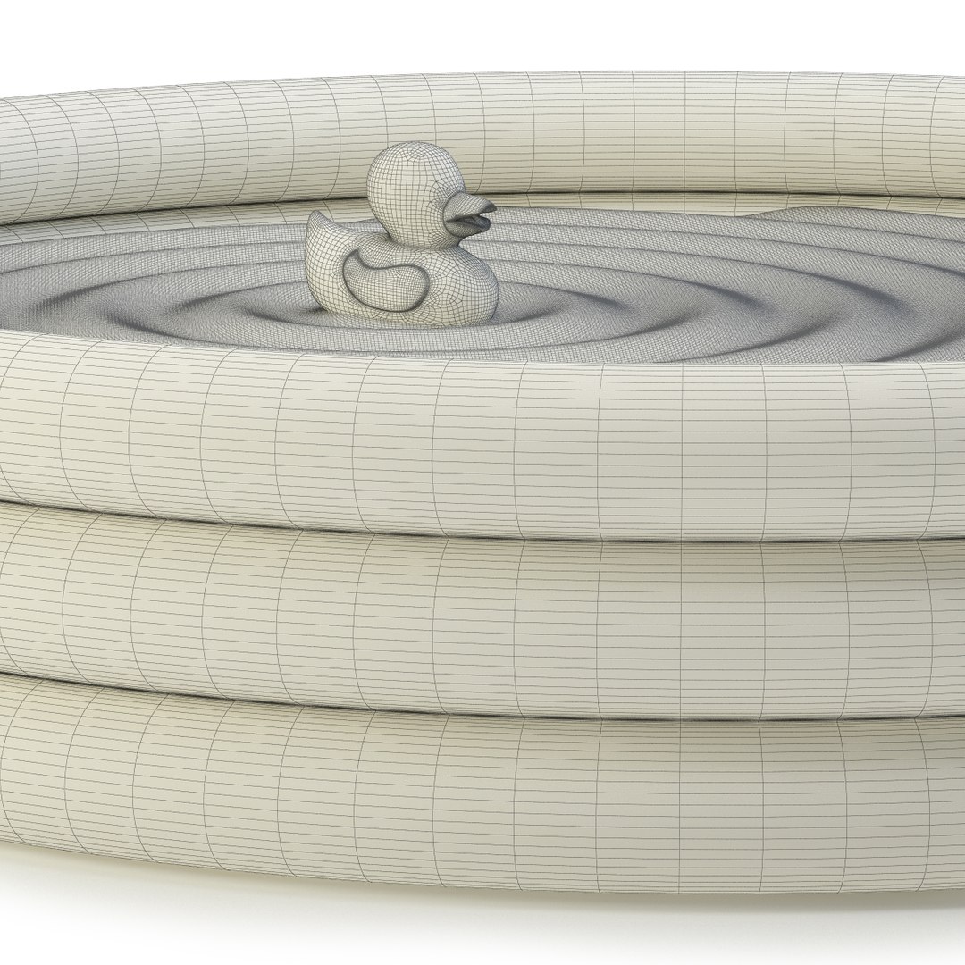 pool inflatable 3d model