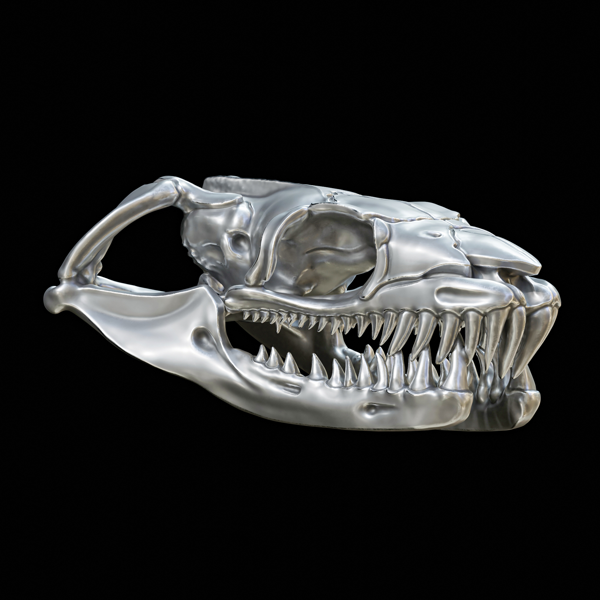 3D model snake skull pendant - TurboSquid 1548752
