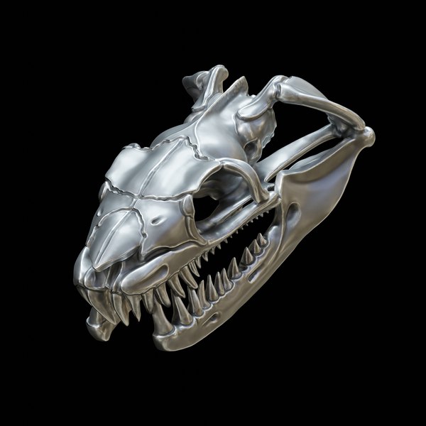 3D model snake skull pendant - TurboSquid 1548752