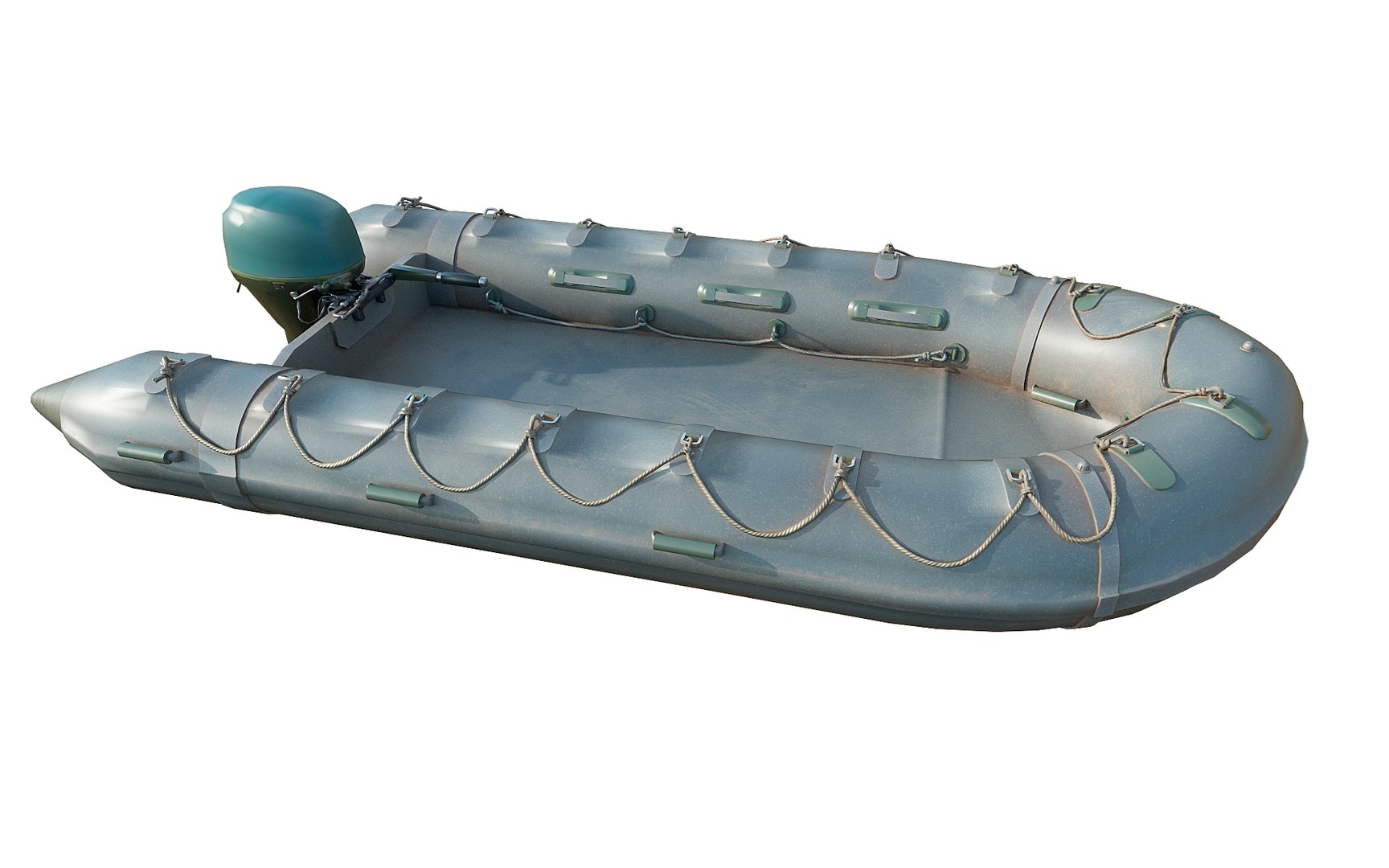 3D Motor Rubber Boat - TurboSquid 2247717
